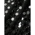 Black Halter Neck Sleeveless Sequin Bodycon Mini Dress With Hollow Out ...