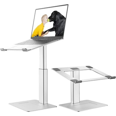 Victor High Rise Mobile Adjustable Standing Desk with Keyboard Tray ...
