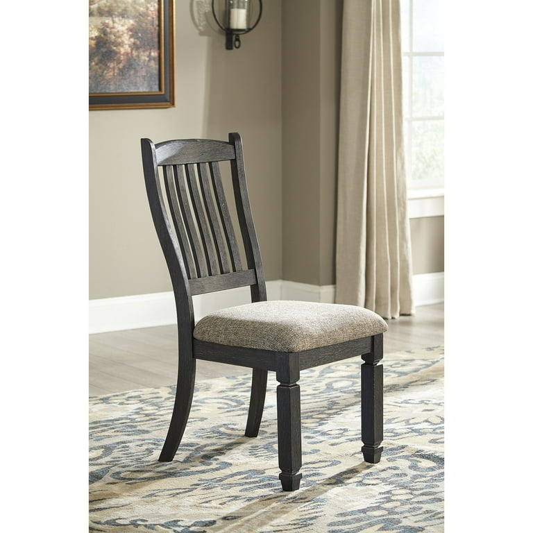 Ashley furniture black dining chairs store