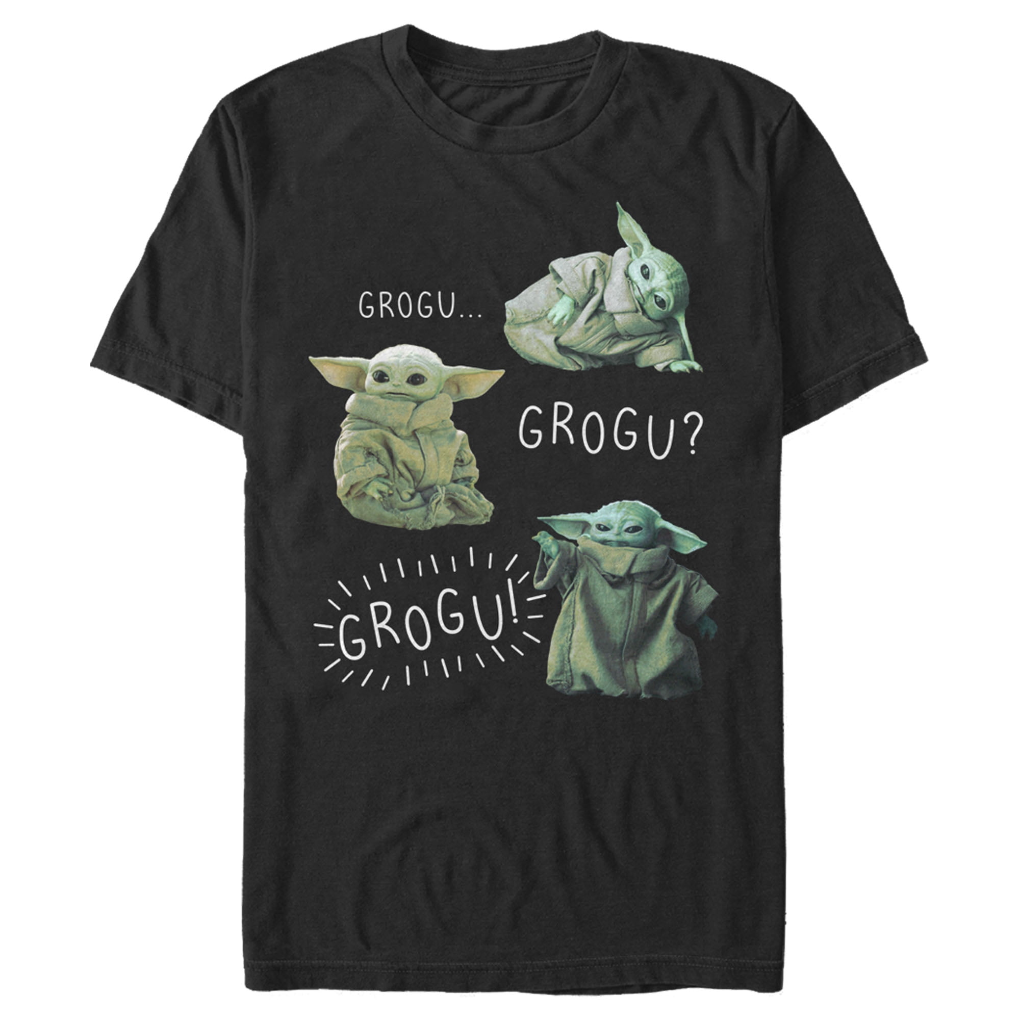 Men s Star Wars The Mandalorian The Child Grogu T Shirt Black 3x Large Black
