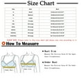 Socisucc Women's Bra Wire Free Underwear OnePiece Bra Everyday ...