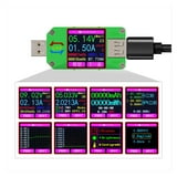 RD UM24 UM24C APP USB 2.0 LCD Voltmeter ammeter battery charge voltage current meter multimeter ...