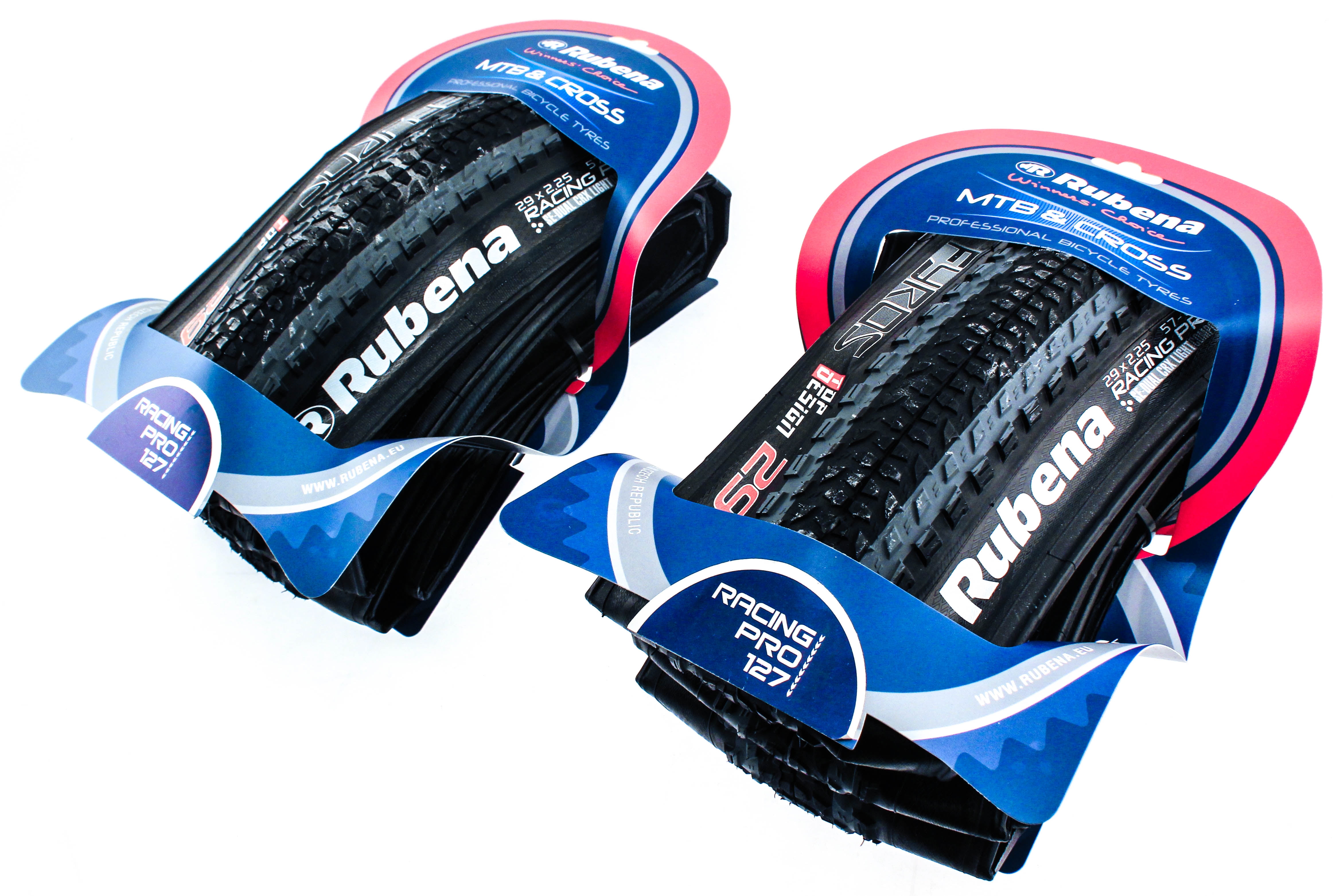 Rubena TD V97 Zefyros Racing Pro 29x2.25 PAIR MTB/Cross Bike Tires BLK ...
