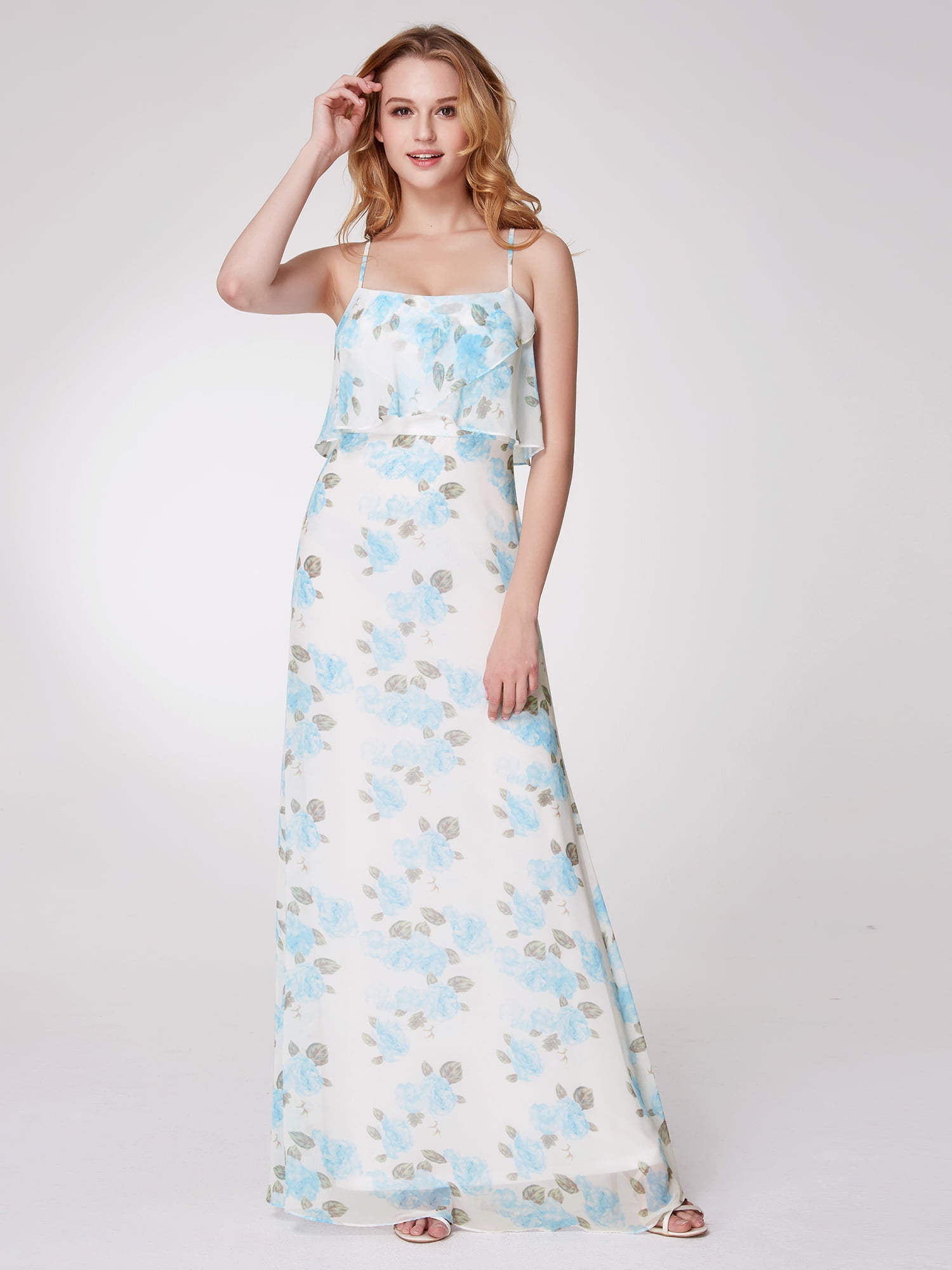 Ever-pretty - Ever-Pretty Women's Elegant Floor-Length Spaghetti Straps ... Ever-pretty - Ever-Pretty Women's Elegant Floor-Length Spaghetti Straps ...