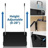 RUseeN 3-Way Barber Mirror, 360 Trifold, Adjustable Height, DIY Haircut ...