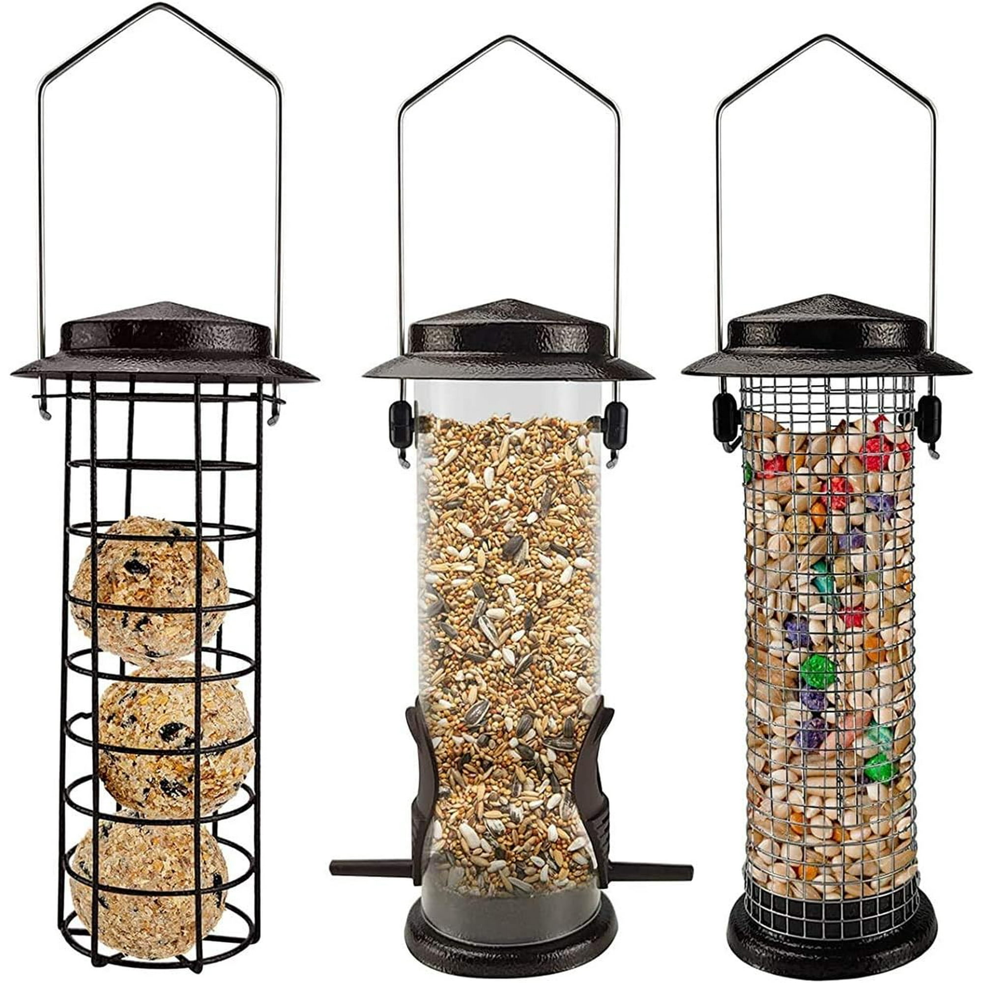 Click here for Unbranded Urban Deco Metal Bird Feeders Hanging St... prices