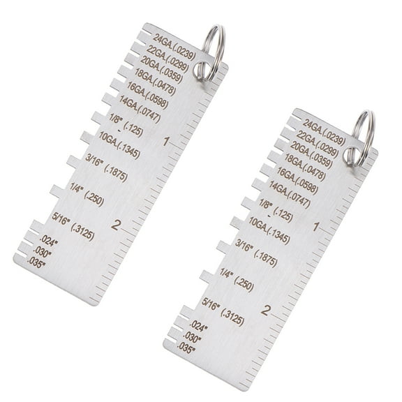Durable Stainless Steel Welding Gauge, Metal Sheet Thickness Inspection ...