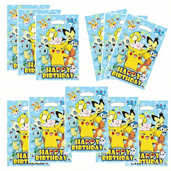 8 Pcs Party Favor Candy Boxes for Pokmon Theme Birthday Party Supplies ...