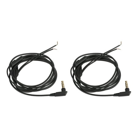 Headphone Bare Wire, 3.5mm Earphone Repair Cable 2Pcs Plug And Play For ...