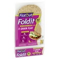 Flatout Foldit 5 Grain Flax Flatbread, 6 Flatbreads - Walmart.com