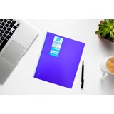 Pen + Gear College Ruled Poly 1-Subject Notebook with Inside Pockets, 9 ...