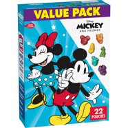 Mickey & Friends Fruit Flavored Snacks, Gummy Treat Pouches, 10 ct ...