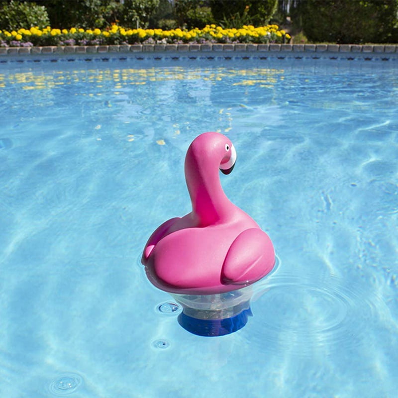 Chlorine Floater Floating Chlorine Dispenser, Cute Flamingo Shape ...