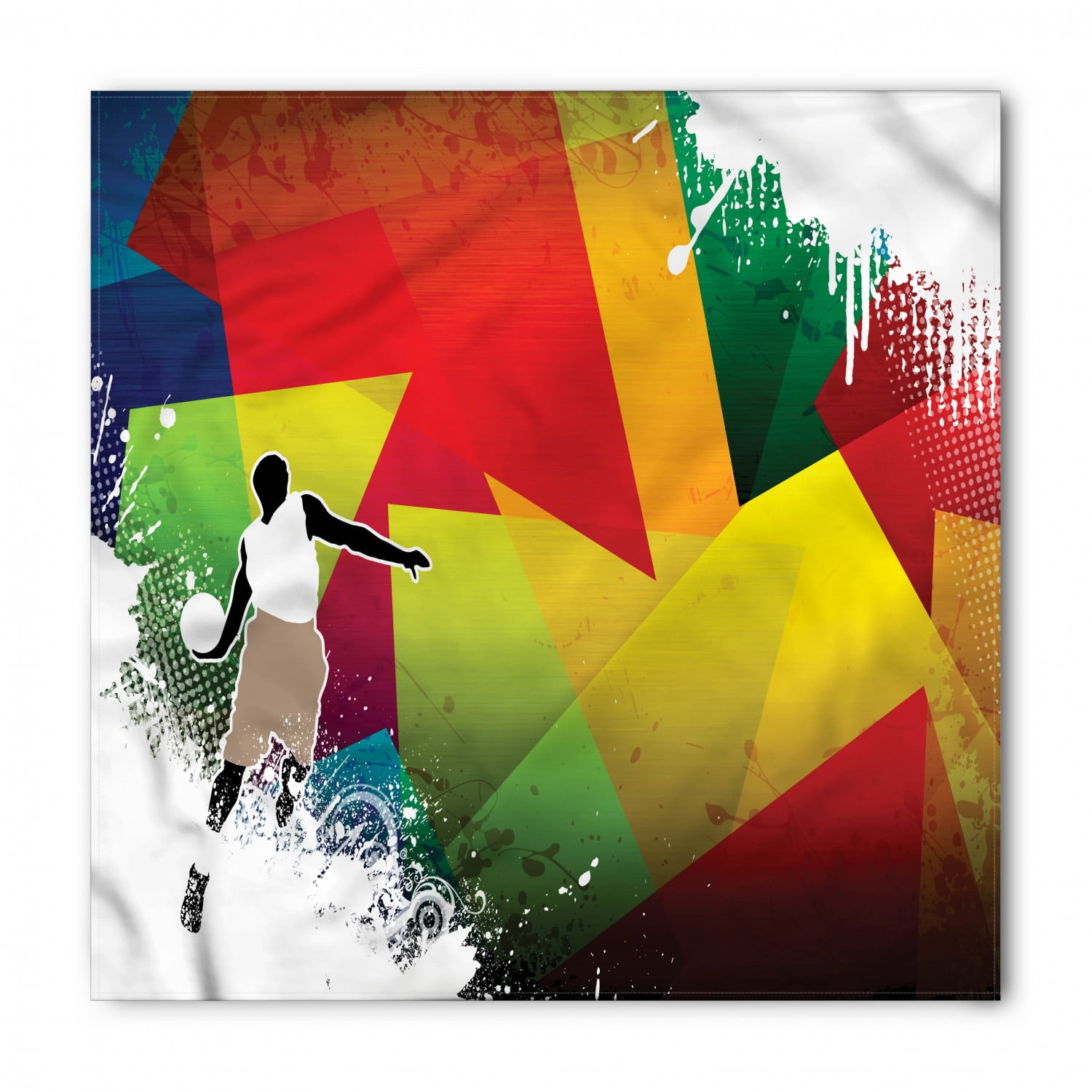 Basketball Bandana, Basketball Modern Art, Unisex Head and Neck Tie, by ...