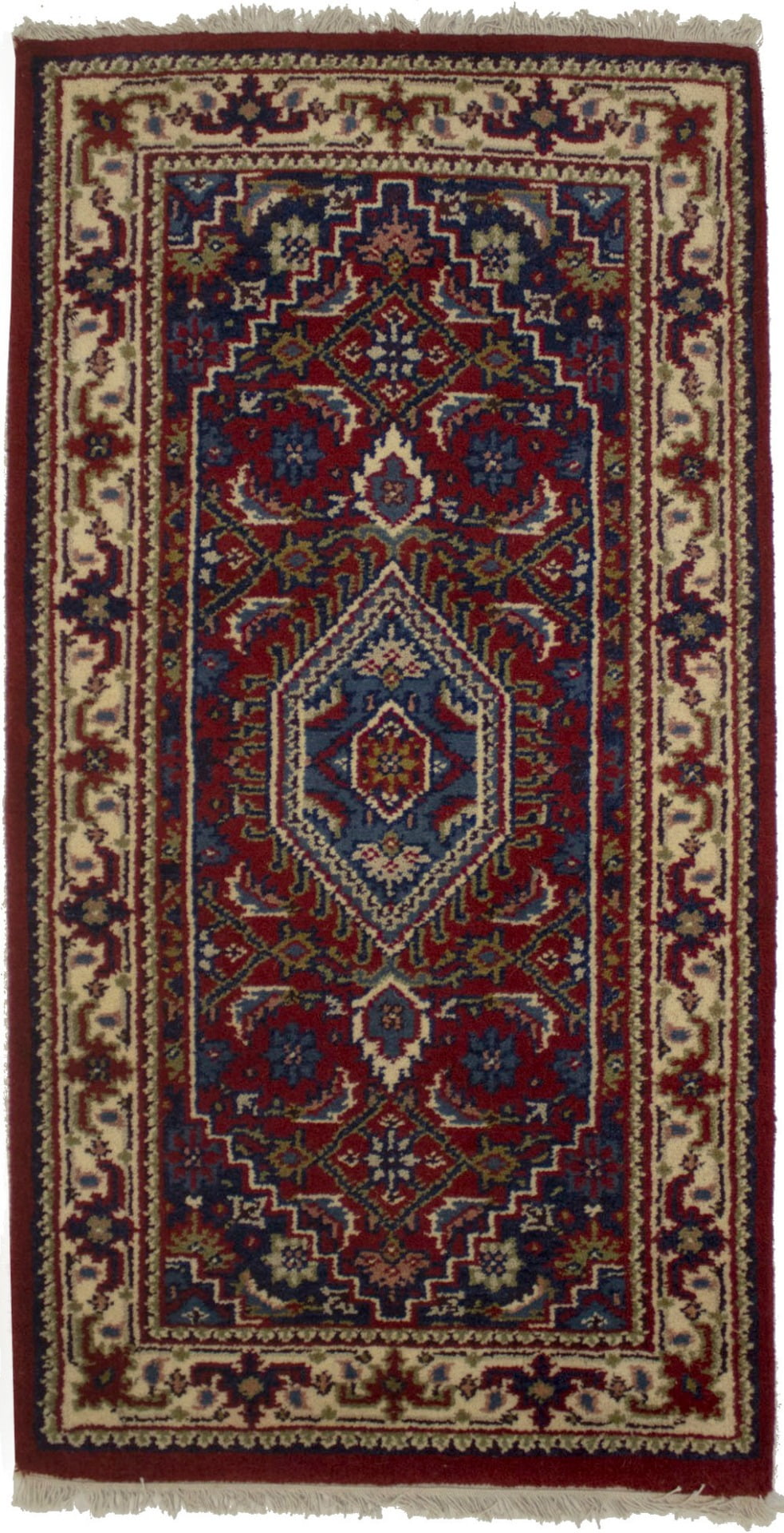 Red Floral Tribal 2'5X4'8 Indo-Bidjar Oriental Rug - Walmart.com