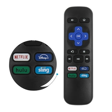 Roku TV Remote Control - Simple Setup & App Shortcuts - Compatible with ...