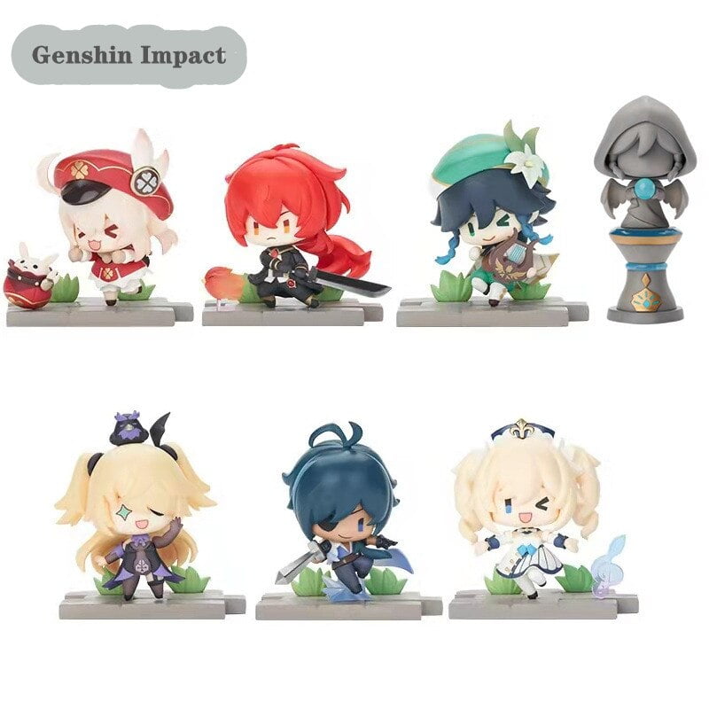Genshin-adorno de impacto para muñeca, modelo de Anime, versión Q ...