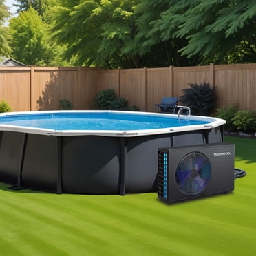 BLACK+DECKER Energy-Saving Pool Heat Pump for Swimming Water, 53,000 ...