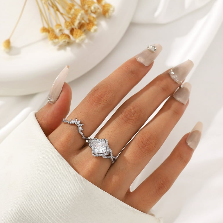 Promise rings set of 2 store