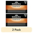 (2 pack) Duracell Coppertop AAA Battery with POWER BOOST™, 16 Pack Long ...