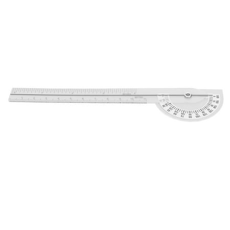 Finger Goniometer, Transparent 180 Degree Physical Therapy Protractor ...
