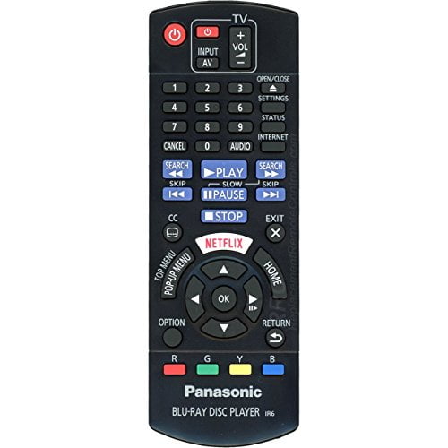Panasonic Blu-Ray Disc Player Remote N2QAYB001024 - Walmart.com
