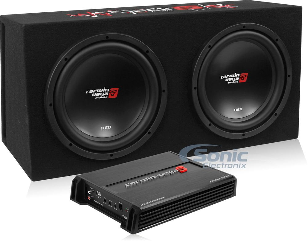 Cerwin-Vega BKX212V 3000W Max XED Series Basskit Dual 12" Loaded Enclosure w/ 1000W Max ...