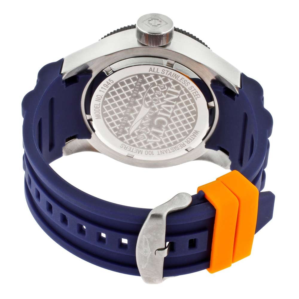 Invicta Men's 11945 Pro Diver Orange and Blue Dial Blue Polyurethane ...