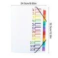12 Page Rainbows Classification Organ Pack, Expandable File Folder ...