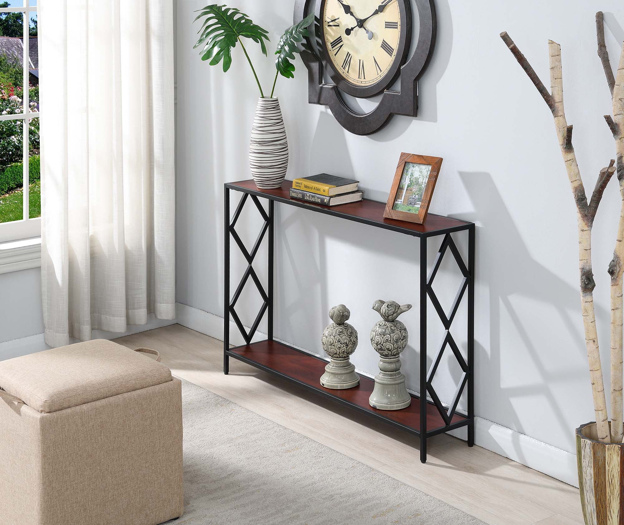 Convenience Concepts Diamond Metal Console Table - Walmart.com