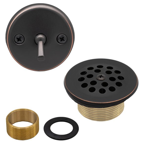 Bathtub Overflow Plate Adapter Bar