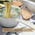 Enamel Milk Pan 1.2L Mini Butter Warmer Enamelware Saucepan Pan with ...