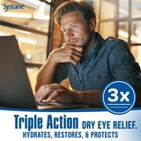 Systane PRO PF Eye Lubricant Drops for Dry Eyes, Hydrate, Restore ...