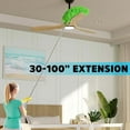 Ceiling Fan Cleaner Duster, Extendable Long Duster for High Ceilings ...
