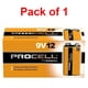 Duracell Procell Alkaline 9V Batteries with Long-Lasting Power for ...