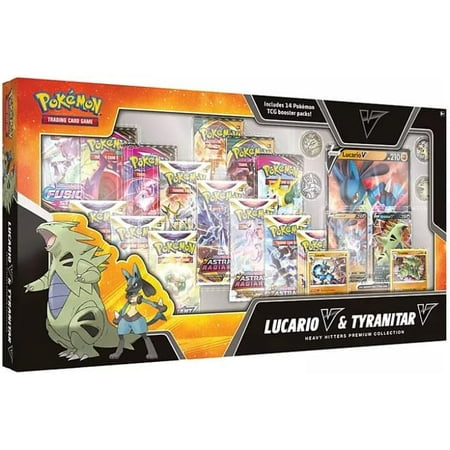 Pokemon TCG: Lucario V & Tyranitar V Heavy Hitters Premium Collection ...