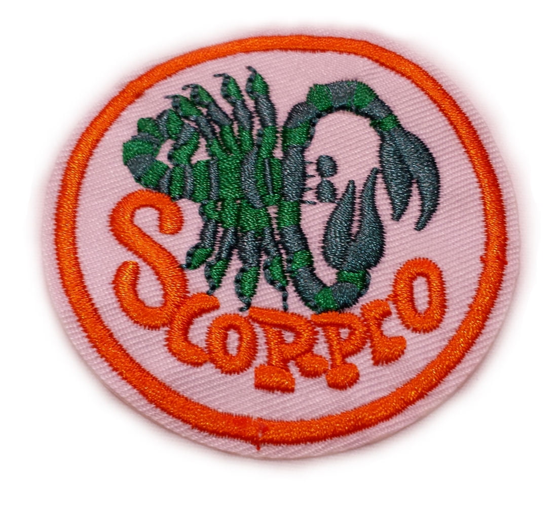 Scorpio Zodiac Sew/Iron-on Patch/Applique - Walmart.com