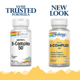 Solaray Methyl B-Complex 50mg | Methylated Folate & B-12 | Health ...
