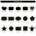 50Pcs Chalkboard Clips Small Message Chalkboard Signs with Labels Clips ...