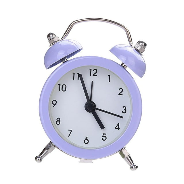 Portable Mini Round Battery Digital Alarm Clock Desktop Table Clocks ...