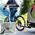 Dog Stroller, Aosom 2-in-1 Pet Bike Trailer for Small Dogs, Road ...