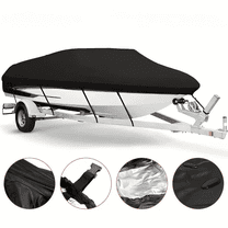 20-22FT 210D Heavy Duty Waterproof Trailerable Boat Cover Fit for ...