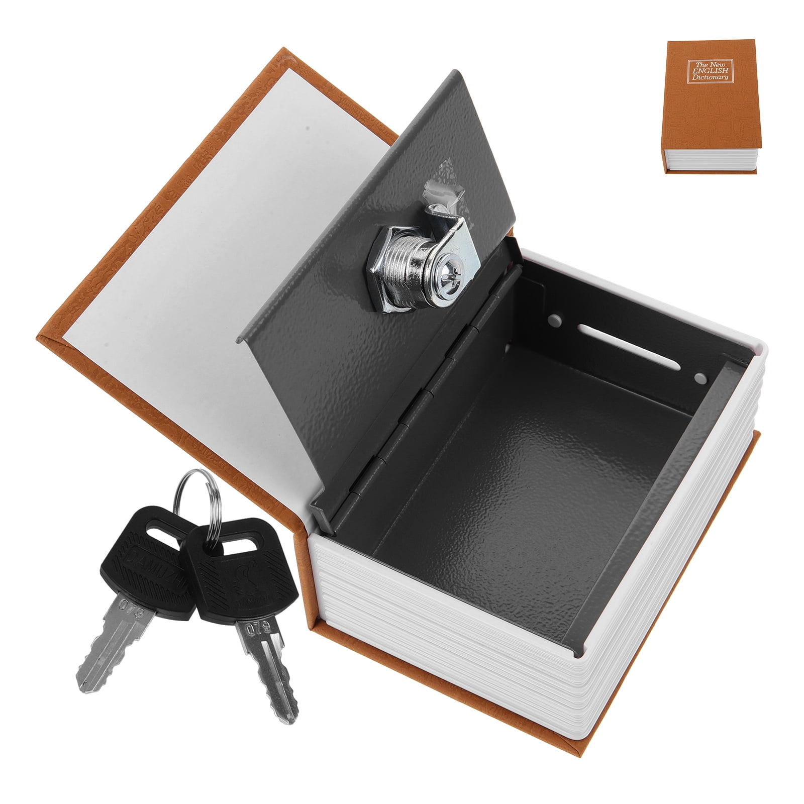 Click here for Feltechelectr Hidden Book Safe Coin Storage Box Wi... prices