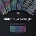 Rainbow Backlit Keyboard Case with Mouse, Darkgreen & Black for iPad ...