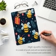 Acrylic Writing Board Gold12.5*9 Inch Clipboards Transparent Acrylic ...