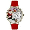 Christmas Santa Claus Watch in Silver (Large) - Walmart.com