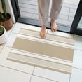 Beige Striped Door Mat 18x30 Inch Modern Farmhouse Stripe Minimalist ...