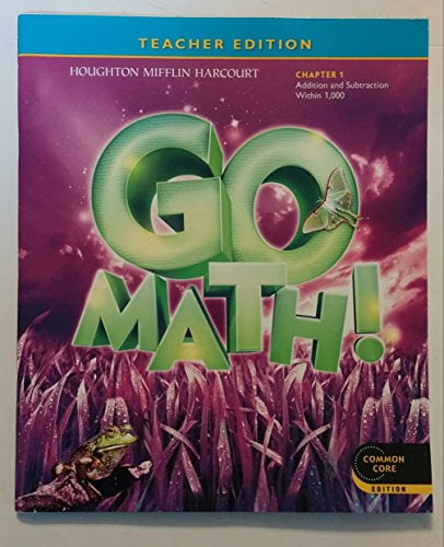 Pre-Owned Teacher Edition, Go Math!, 3rd Grade, Chapter 1, Common Core ...