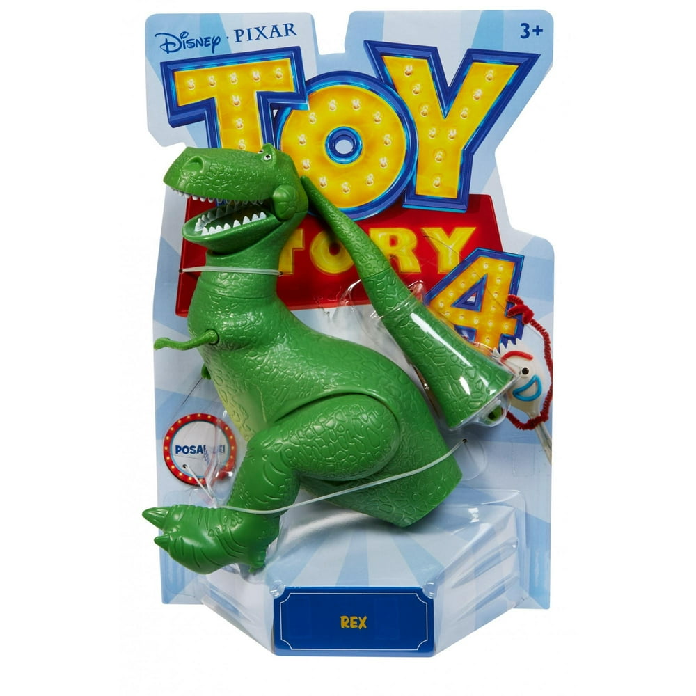 Disney Pixar Toy Story Rex Figure with Movie-Inspired Details - Walmart ...