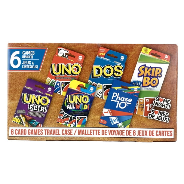 Mattel UNO Travel Case with Six UNO Card Games | For Ages 7+ - Walmart.ca